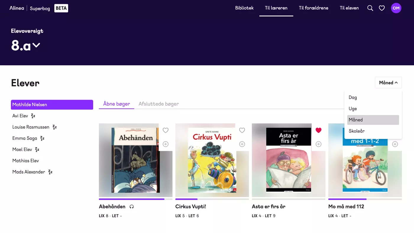 Funktioner på Superbog - Superbog